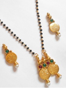 Laxmi Temple Jewelry Temple Mangalsutra Wholesaler and Exporter